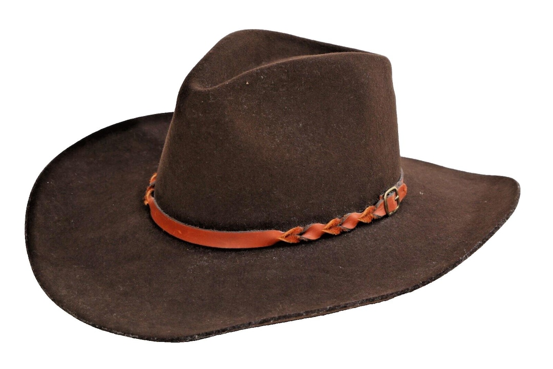 Vintage Mens Stetson Stallion Brown Pure Wool Cowboy Hat Size 6 7/8 - Etsy
