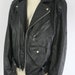 Vintage OPEN ROAD Black Motorcycle Zipper Jacket Size 38 - Etsy