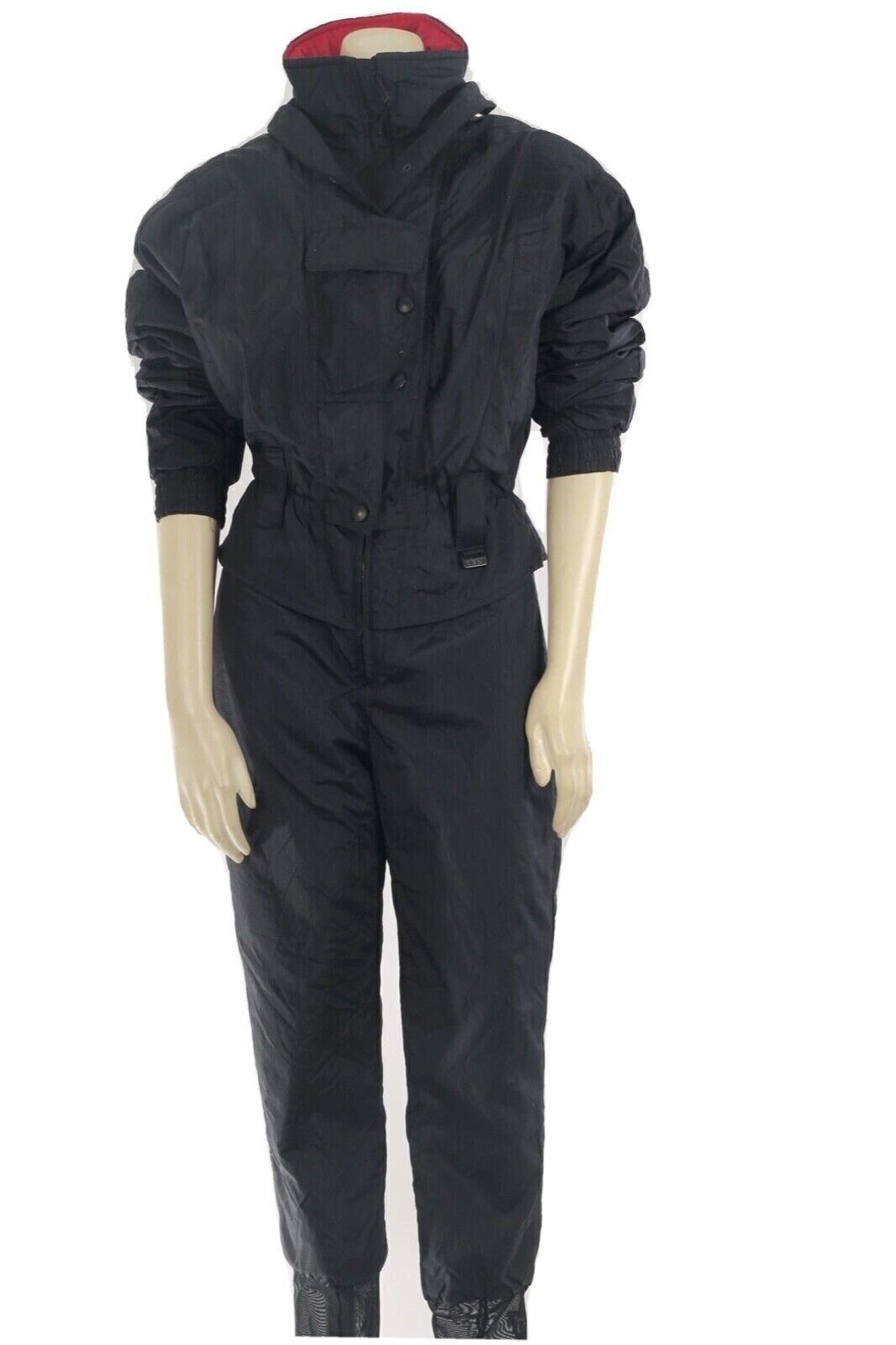 Vintage Ossi Black Nylon Collared Winter Ski Snowsuit Size 6 - Etsy