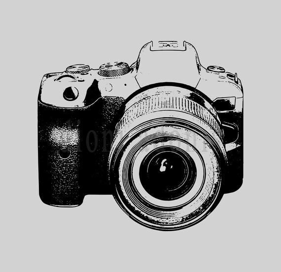 Grunge Camera SVG Airbrush Texture Silhouette Cricut - Etsy