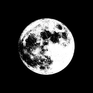 Realistic Moon SVG Silhouette, Cricut, Clipart, Digital Download ...