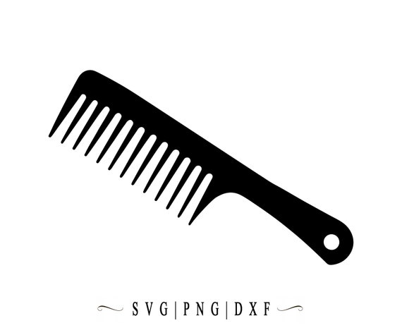 Black Comb Clip Art