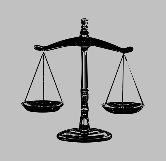 Science Scale Clipart Black