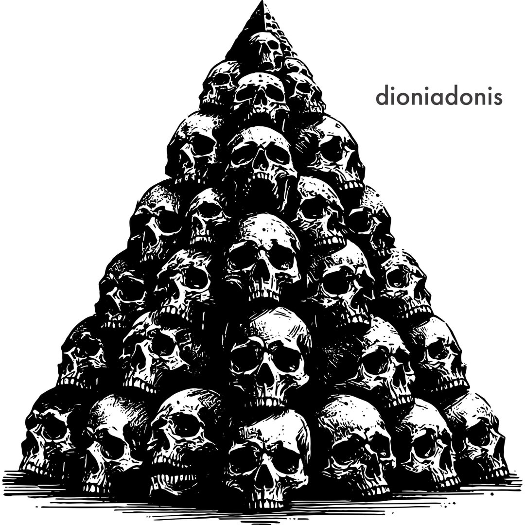Skull Pyramid Gothic Dark Art Image File Download PNG SVG Egypt Clipart ...