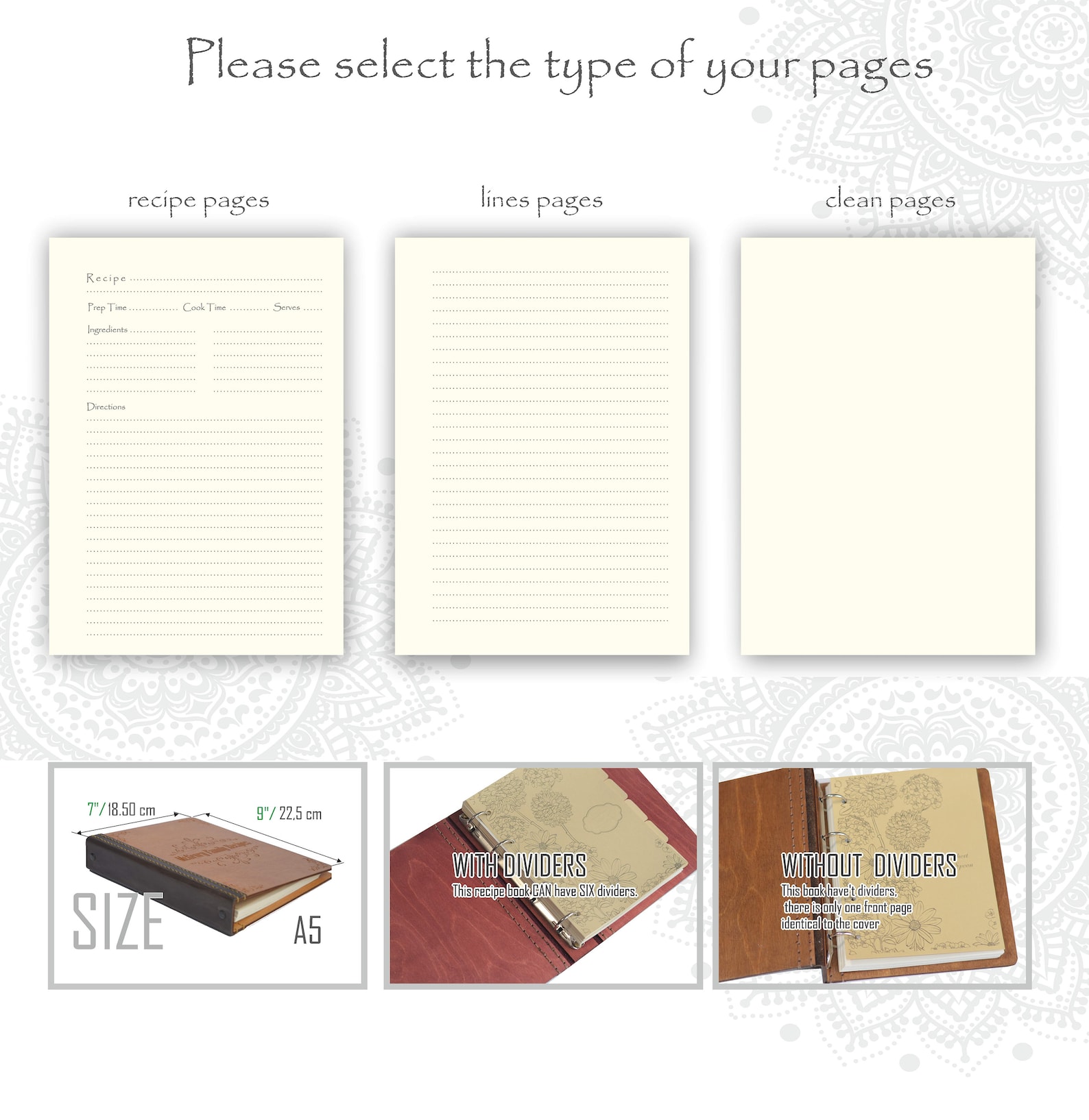 Create Your Own Recipe Journal – Personalized Family Cookbook – Custom ...