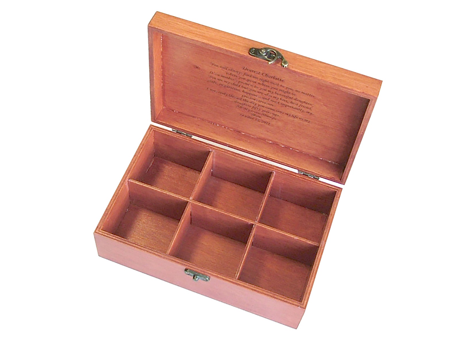 Customized Tea Box Engraved Tea Chest Personalized Tea - Etsy