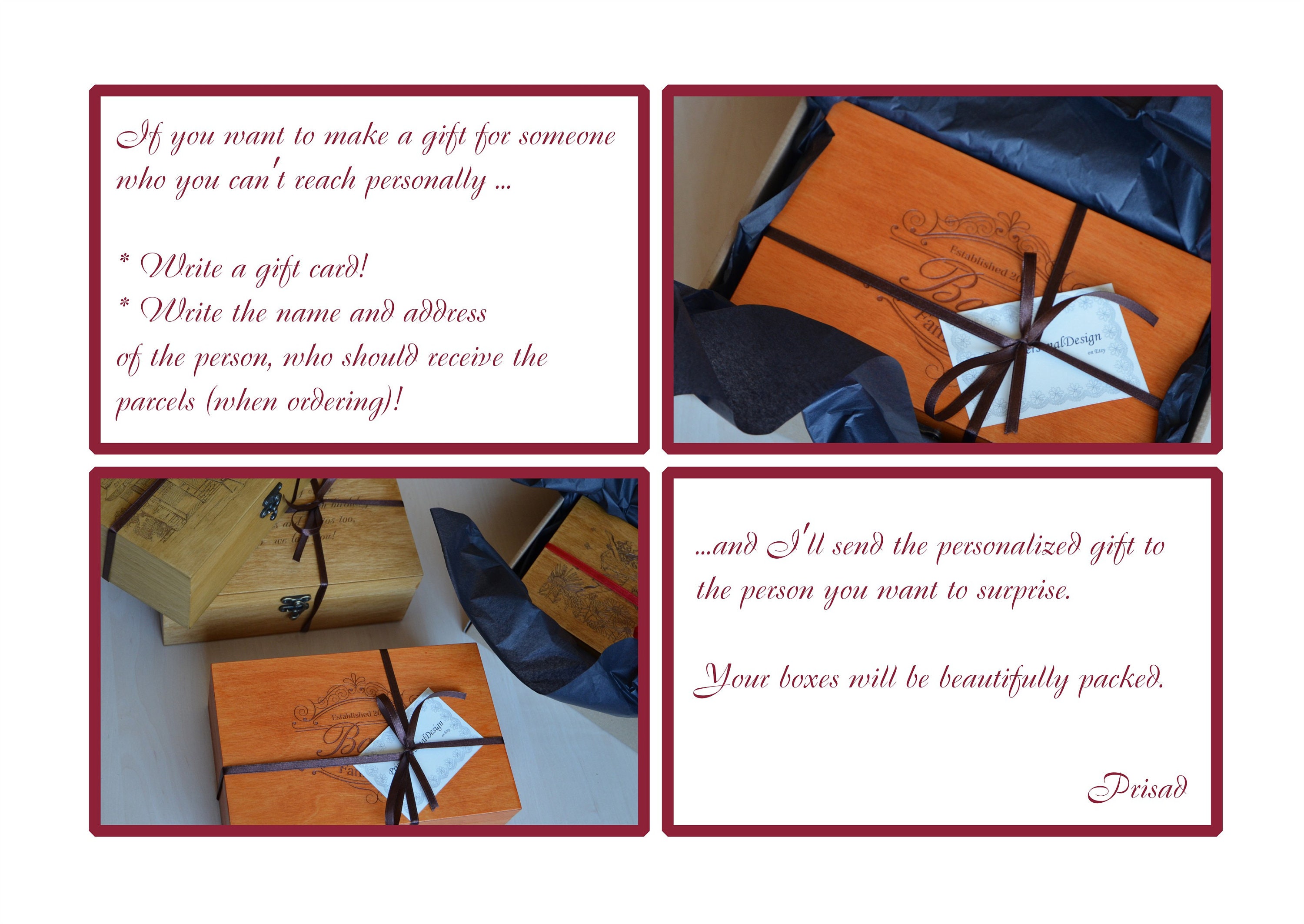 Custom Engraved Tea Box Tree of Life With Flower Wood - Etsy