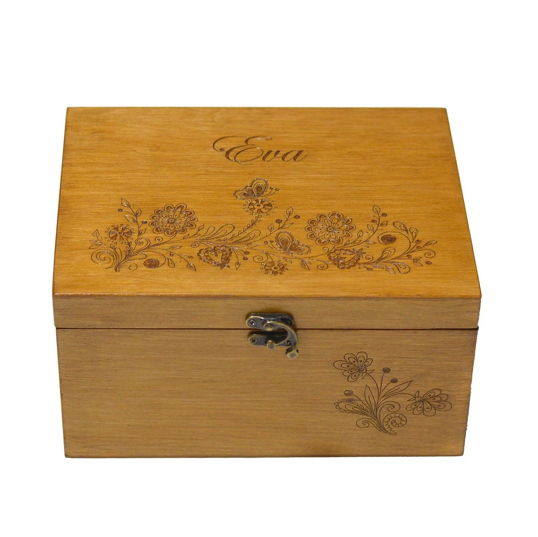 Personalized Wooden Keepsake Box - Customized for Memories & Moments - Etsy