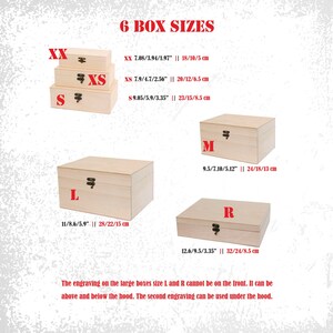 Personalized Wooden Box: Unique Gift, Custom Wooden Jewelry Box ...