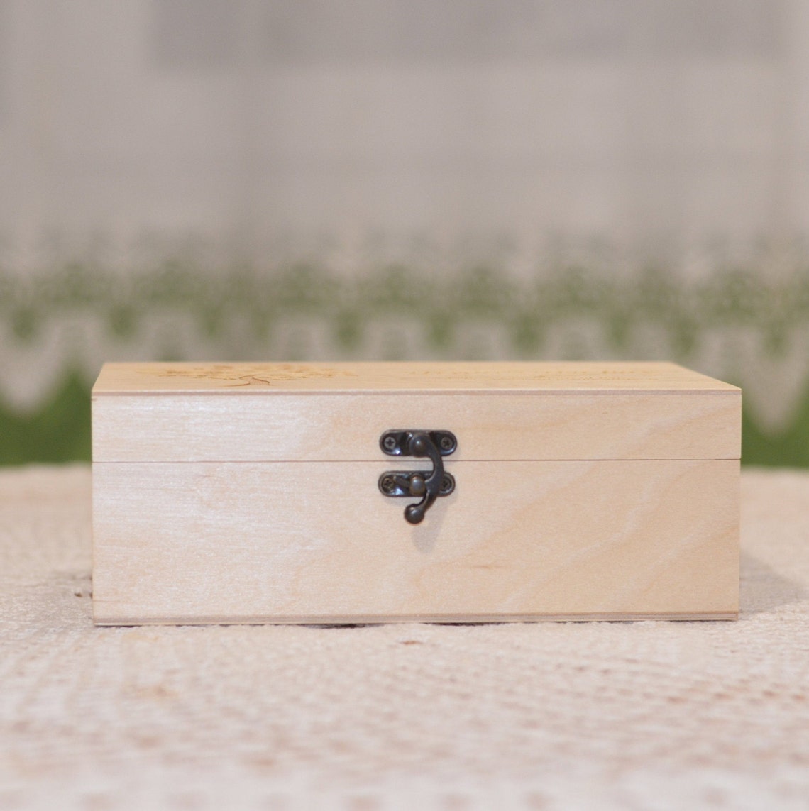 Engraved Tea Chest Tea Caddy Personalized Tea Storage Box - Etsy