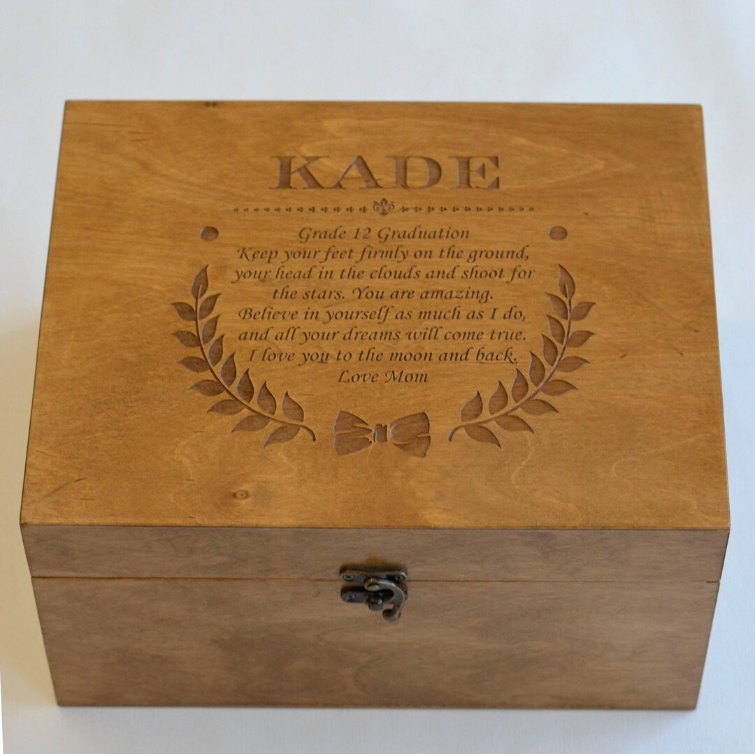 Storage Box for Student Honors and Diplomas - Keepsake Box ...