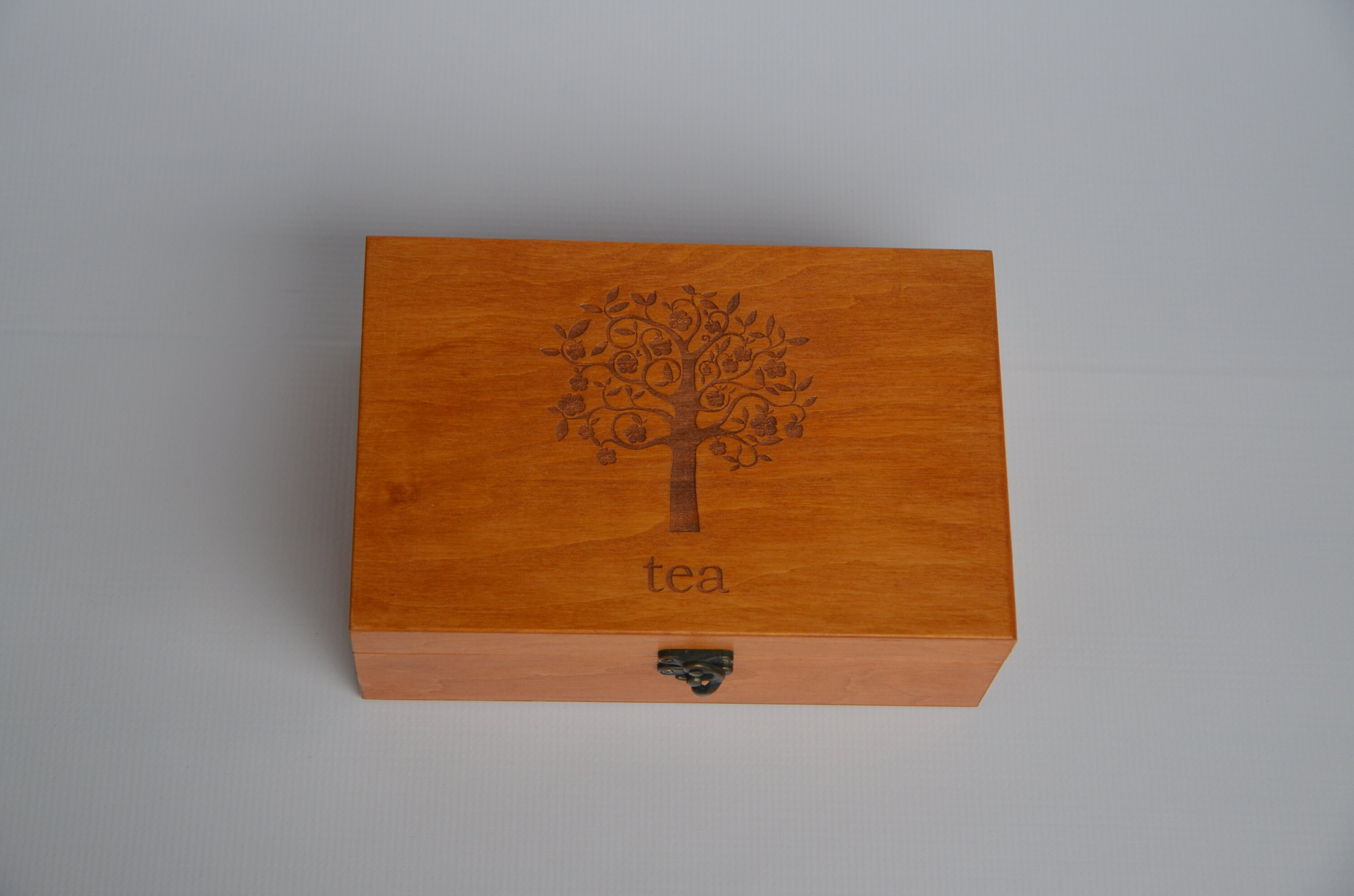Custom Tea Box Engraved Tea Chest Personalised Tea Storage | Etsy