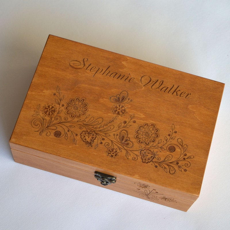 Rustic Keepsake Box - Etsy