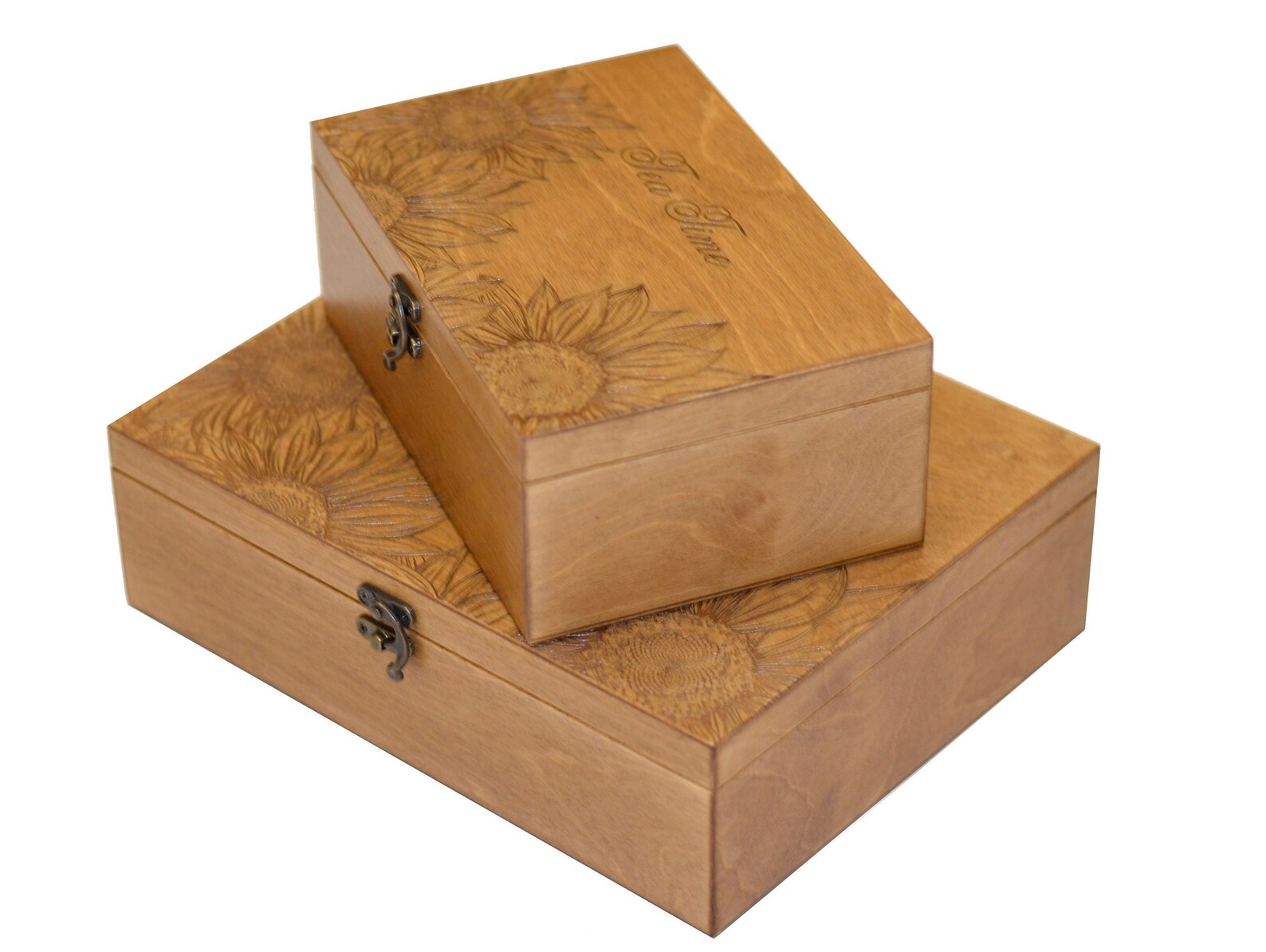 Customized Tea Box Engraved Tea Chest, Personalized Tea Storage Box ...