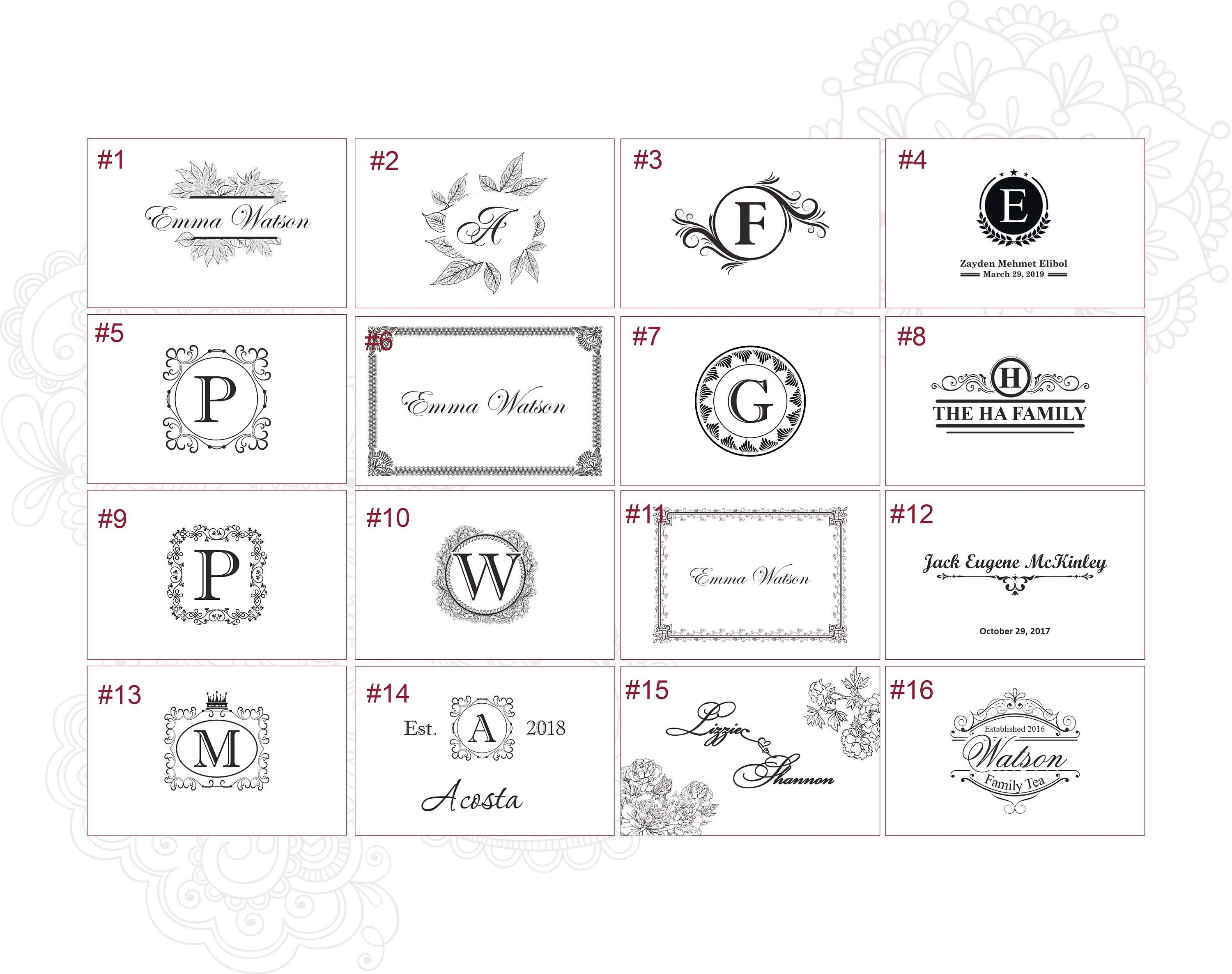 Custom Engraved Tea Box With Monogram Personalized Tea Box | Etsy