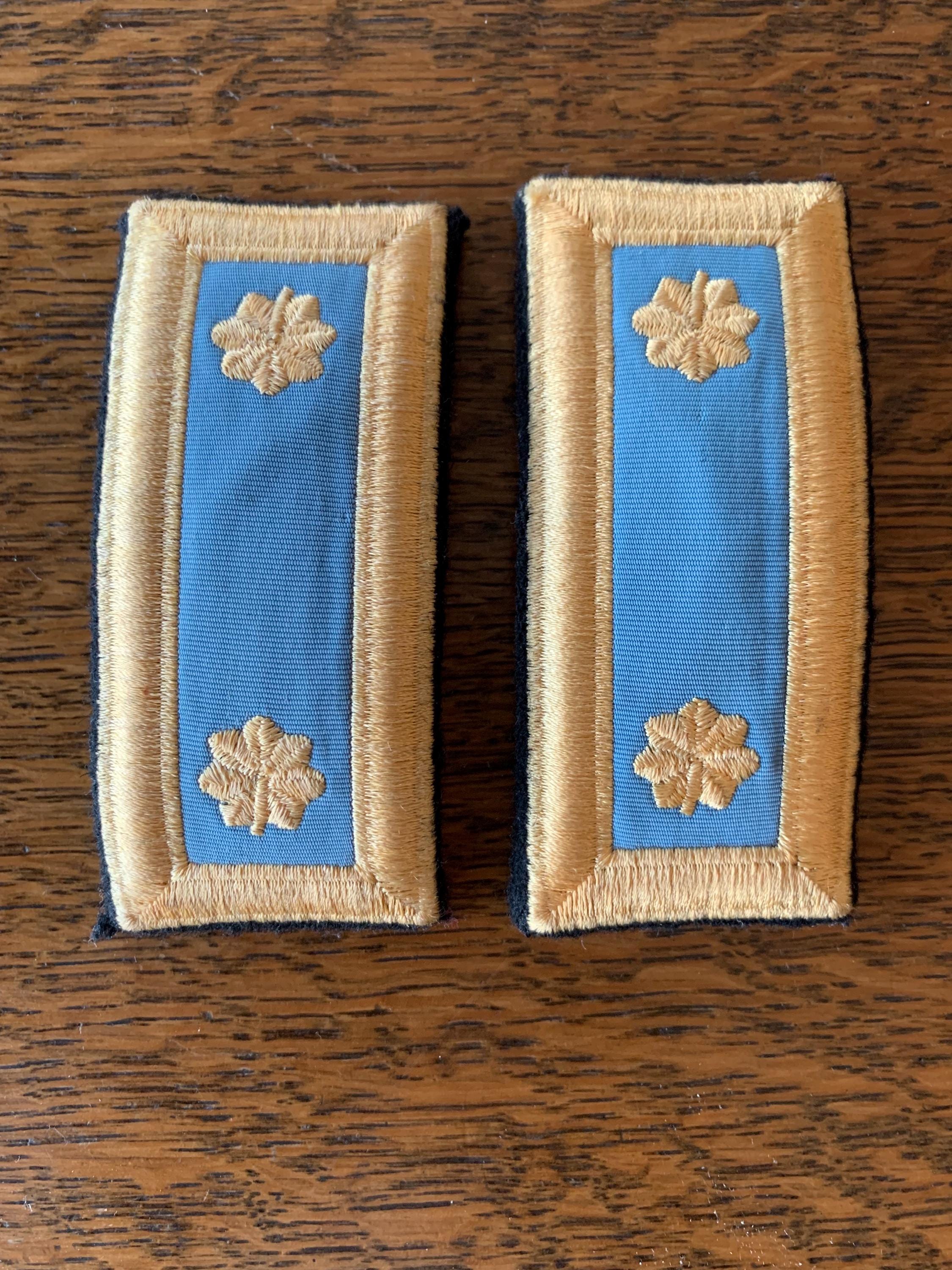 US Army Shoulder Boards - Major - Infantry - Etsy