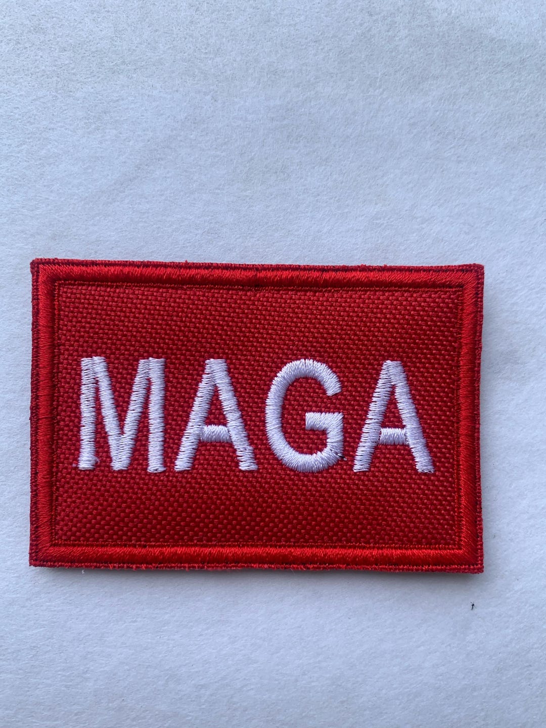 MAGA Morale Patch 3x2" With Hook and Loop Backing - Etsy