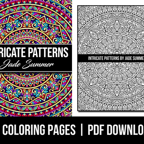 Intricate Coloring - Etsy