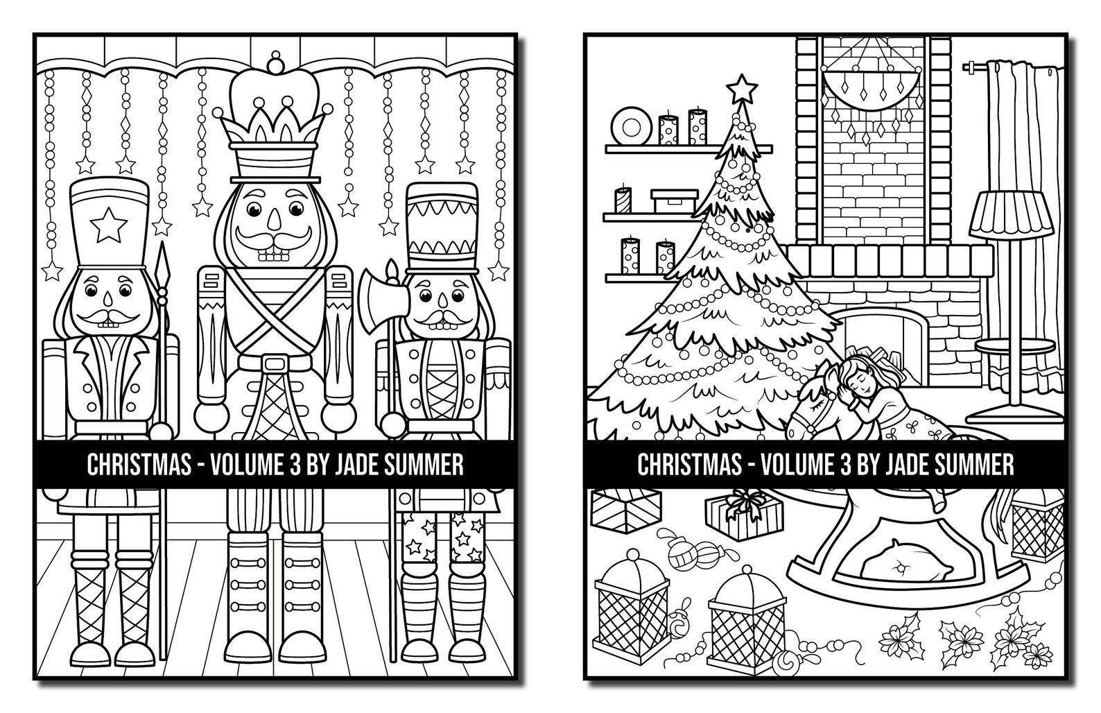 Coloring Pages: Christmas Coloring Book 3 Adult Coloring - Etsy