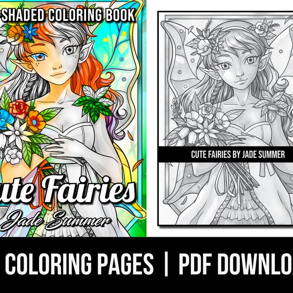 Jade Summer Coloring Book - Etsy