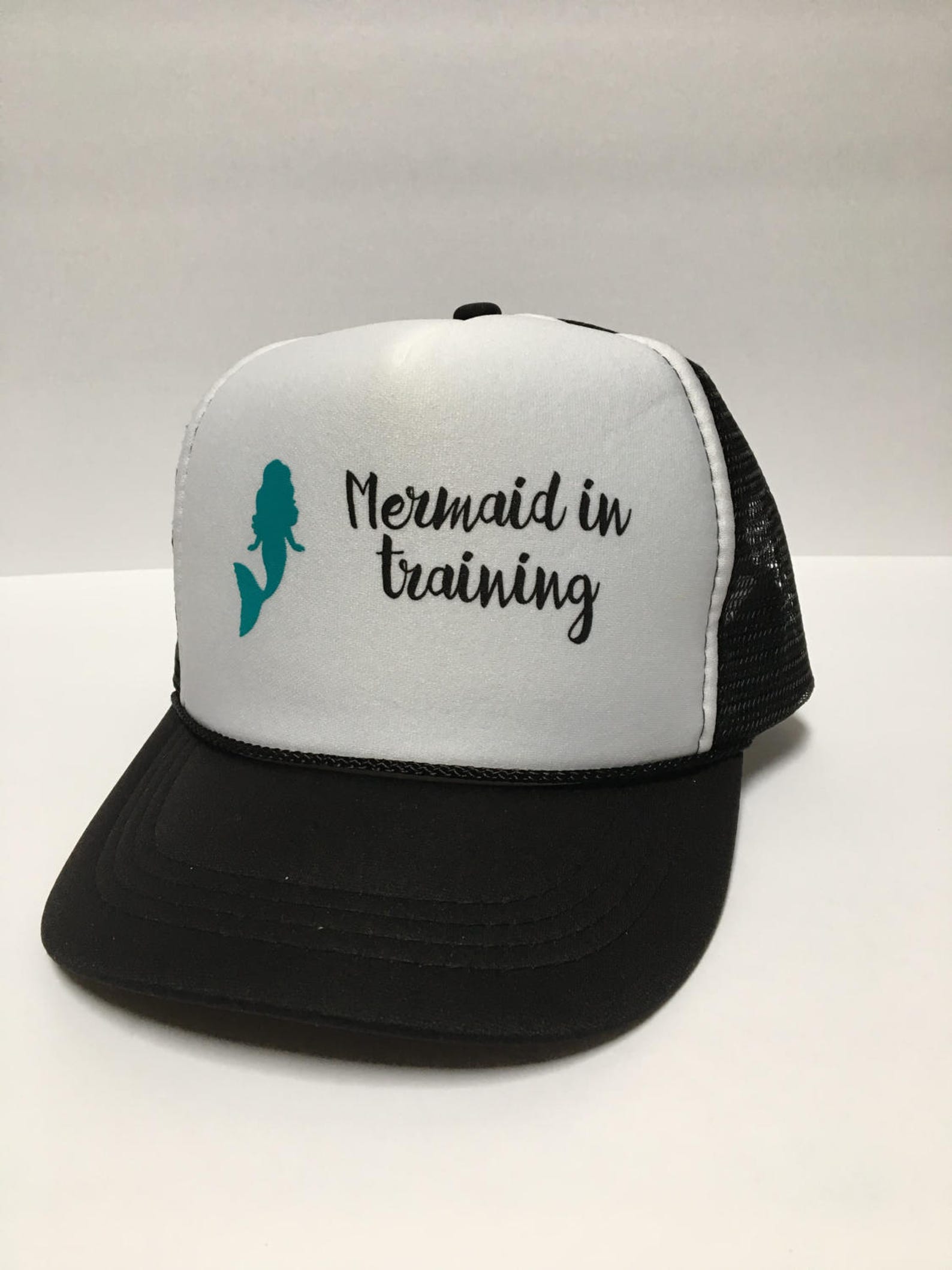 Mermaid Youth Hat, Mermaid in Training, Kids Mermaid Trucker Hat ...