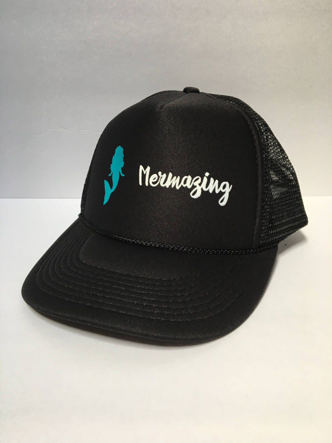 Mermazing Mermaid Youth Trucker Hat - Etsy