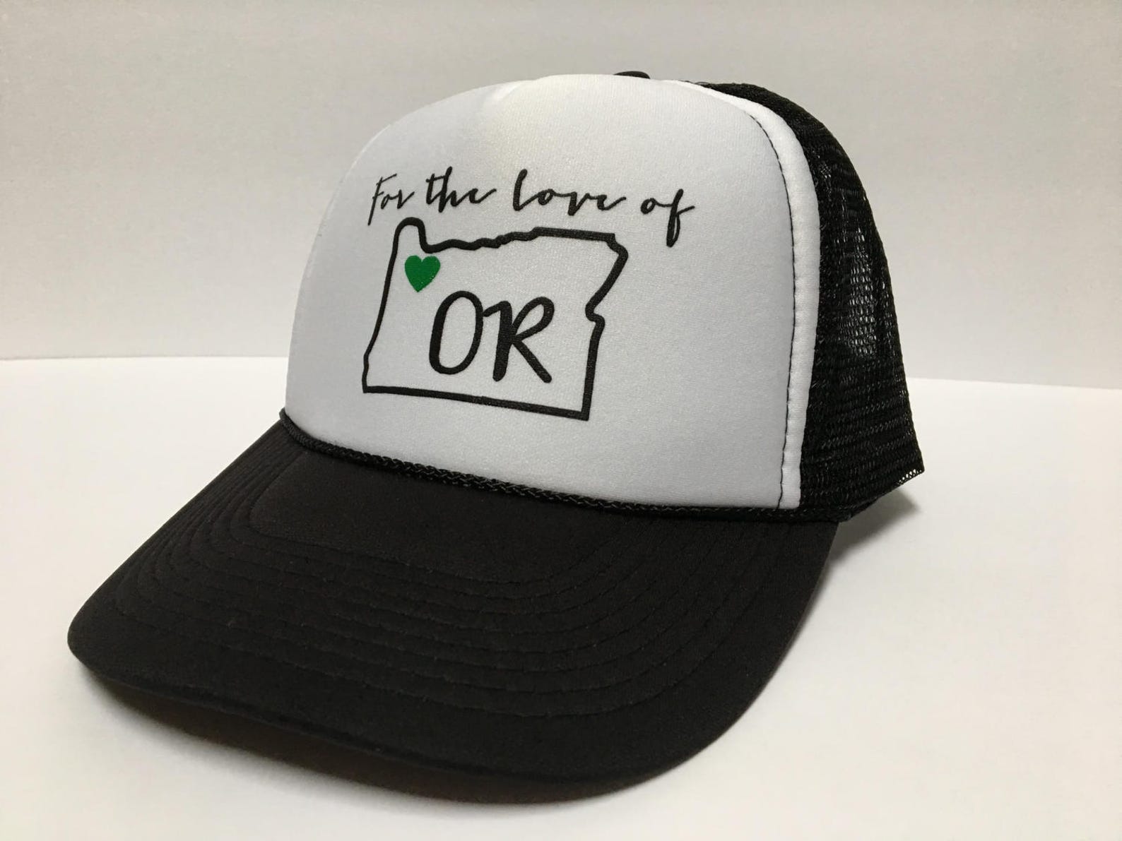 Oregon Love Trucker Hat, for the Love of Oregon, Oregon State ...