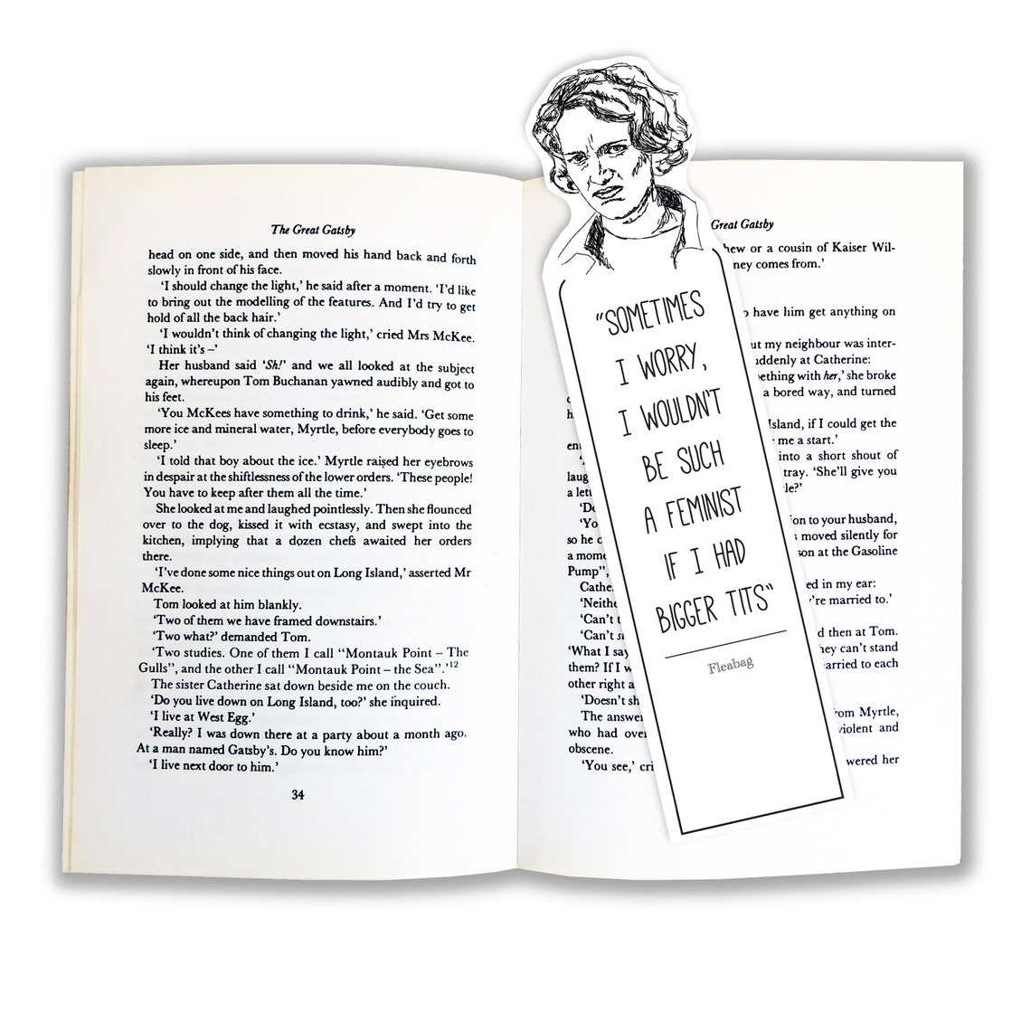 Fleabag Book Mark | Etsy