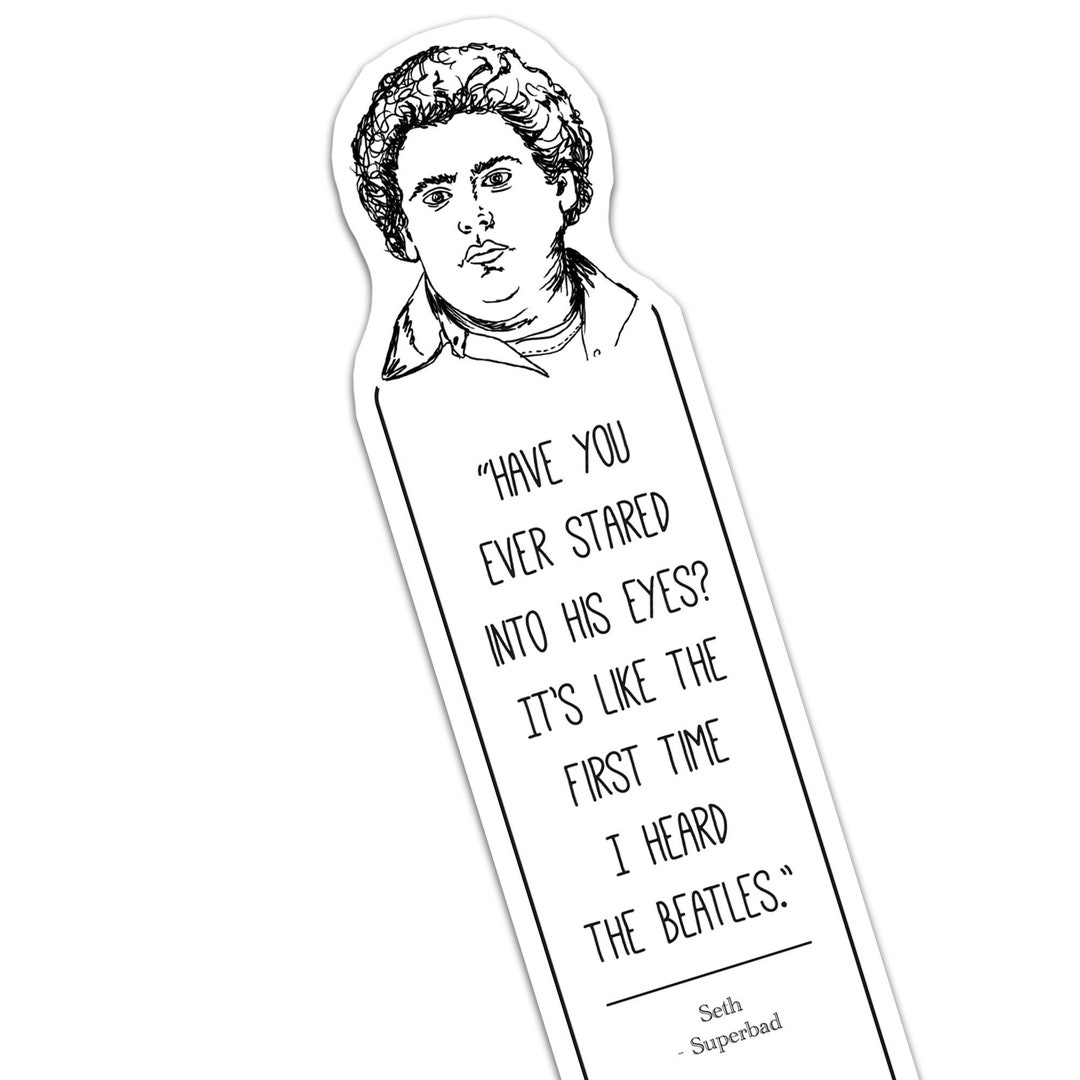 Seth Superbad Funny Bookmark - Etsy