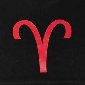 Homestuck Aradia Cosplay Shirt: Aries Zodiac Symbol Black Tee - Etsy