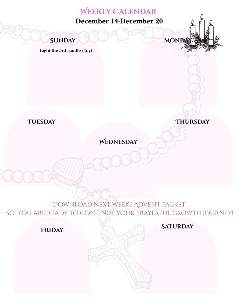 Advent Week 3 -joy Journal 2025, Prayers, Quotes, Activities ...
