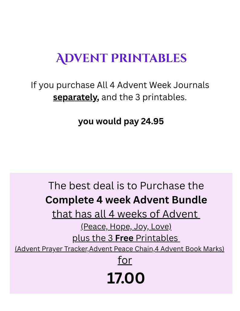 Catholic Women's Advent Journal With Daily Reflections (digital ...