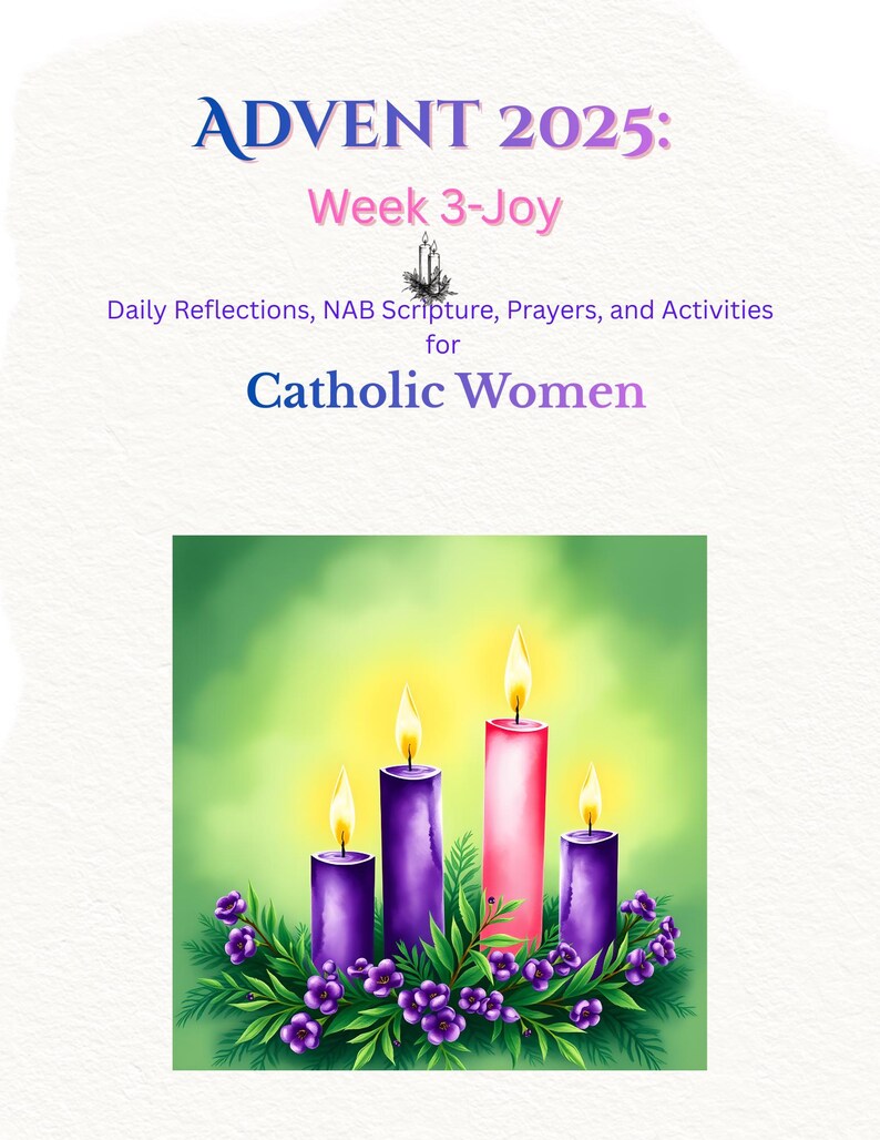 Advent Week 3 -joy Journal 2025, Prayers, Quotes, Activities ...