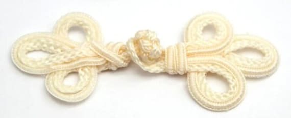 Pack of TEN Ornate Frog Closures / Clasps: Black or Cream | Etsy