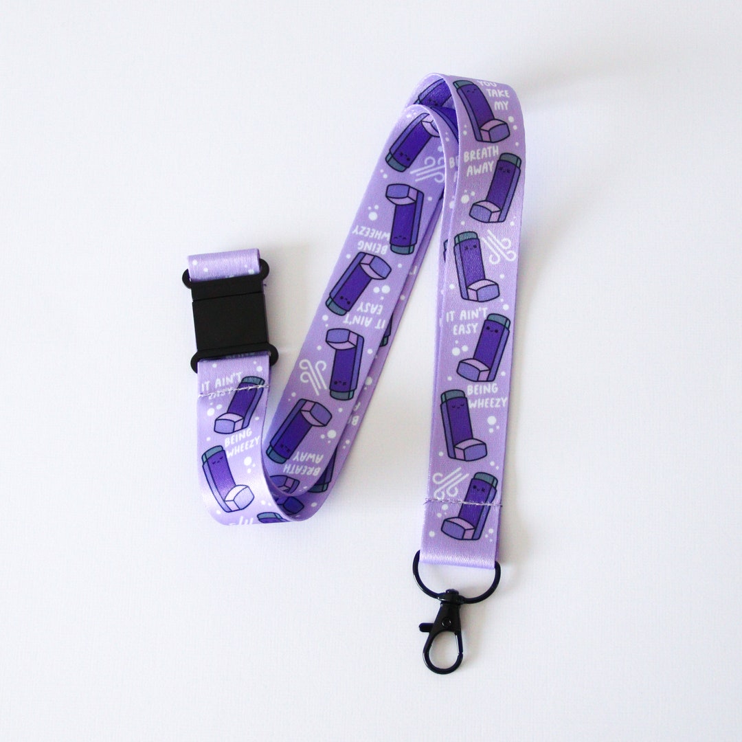 Purple Ventolin Salbutamol Inhaler Puffer Lanyard - Etsy