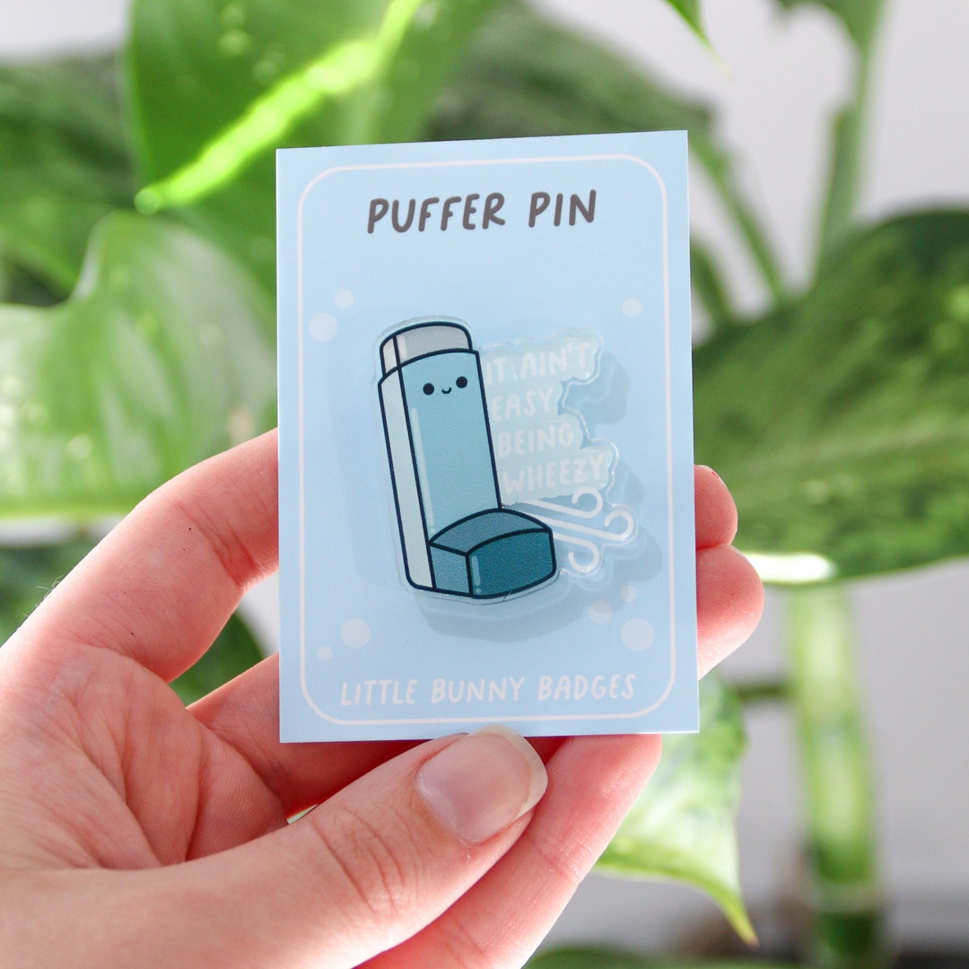 Ventolin Salbutamol Inhaler Puffer Acrylic Pin - Etsy
