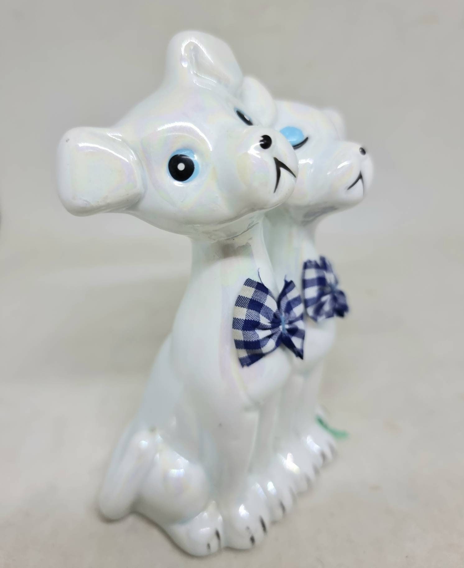 Kitsch Vintage Dog Figurine Two Cute Ceramic Long Necked - Etsy