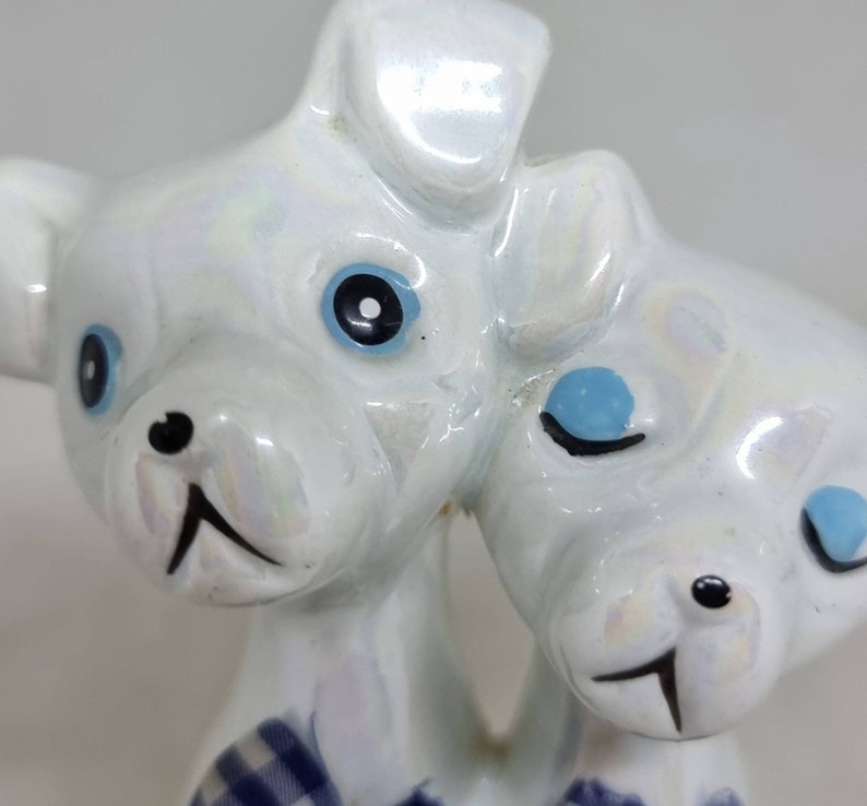 Kitsch Vintage Dog Figurine Two Cute Ceramic Long Necked - Etsy