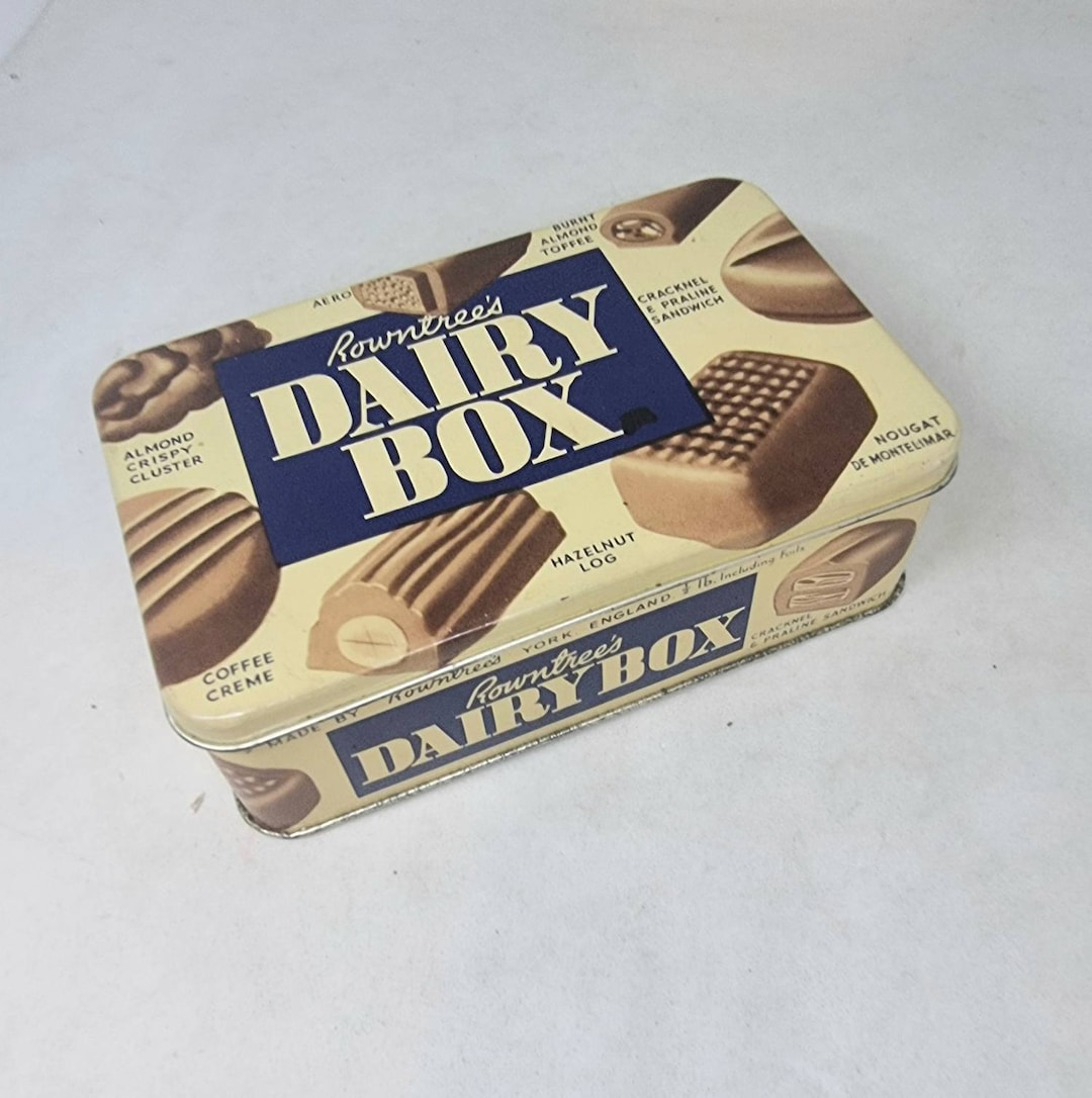 Vintage Rowntree's Dairy Box Tin - Small Collectable Chocolate ...