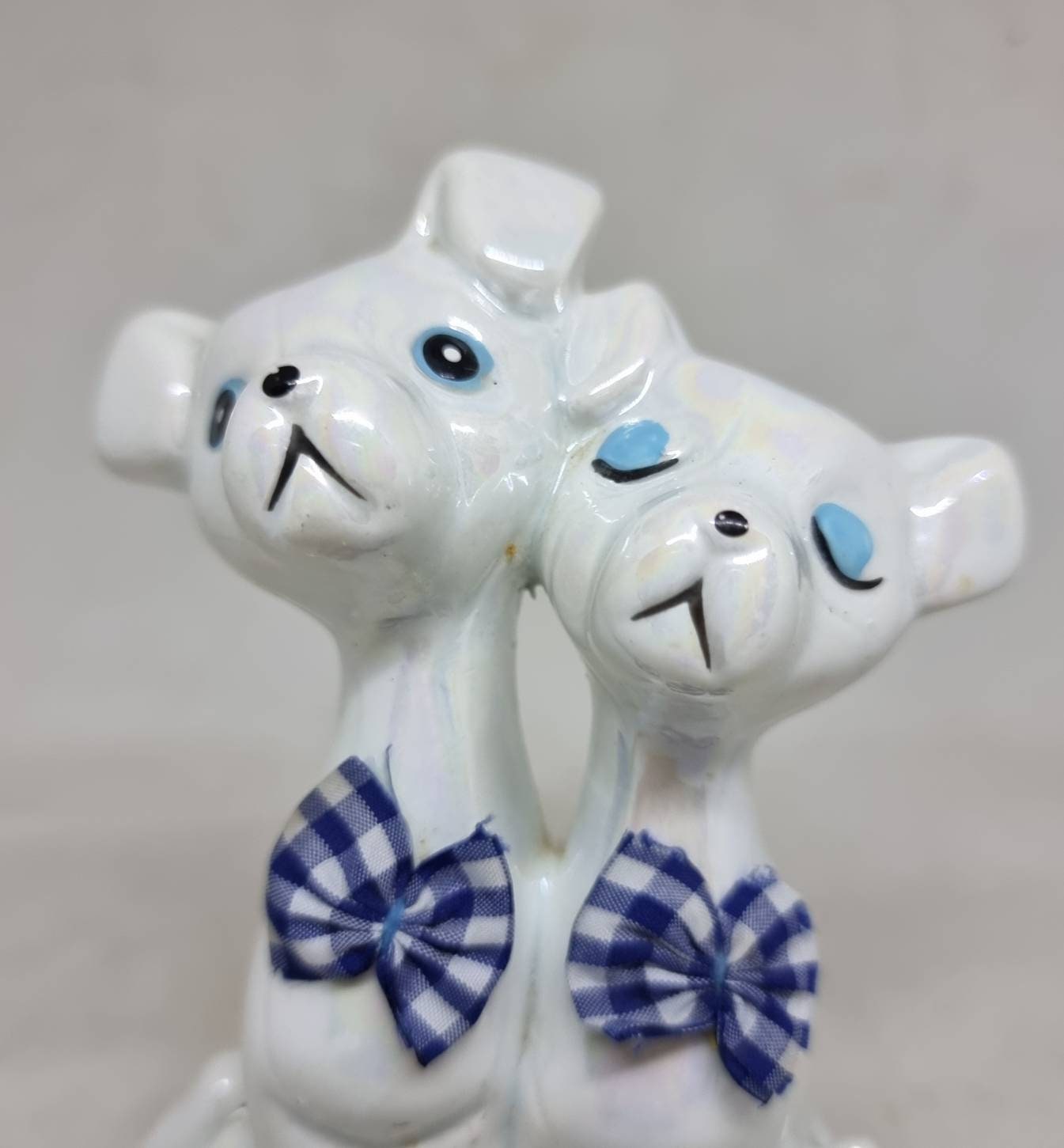Kitsch Vintage Dog Figurine Two Cute Ceramic Long Necked - Etsy