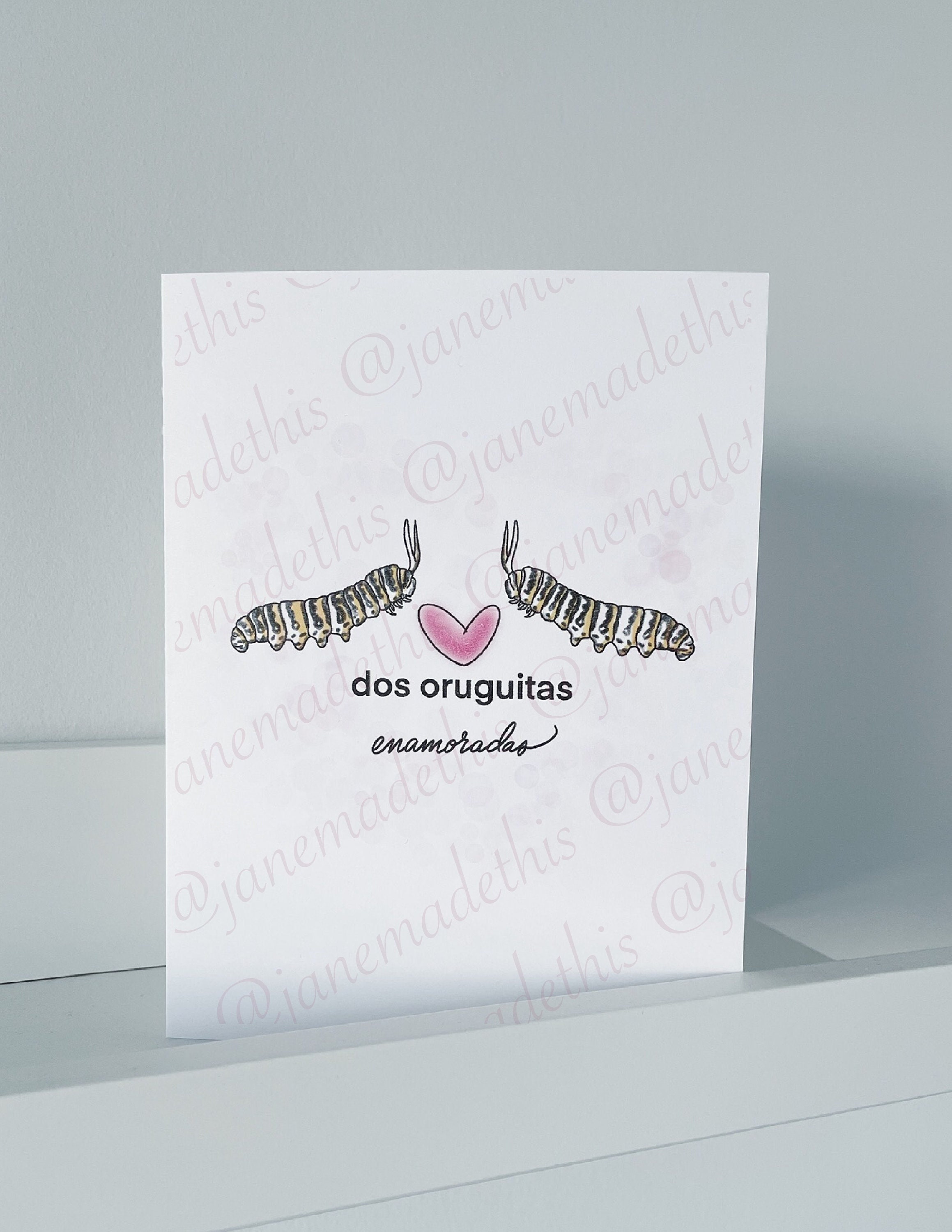 Dos Oruguitas/two Caterpillars - Etsy