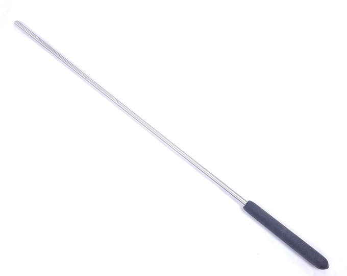 Spanking Cane 24 Long, 3/8 Thick OR 1/2 Thick Aluminum Cane With Black ...