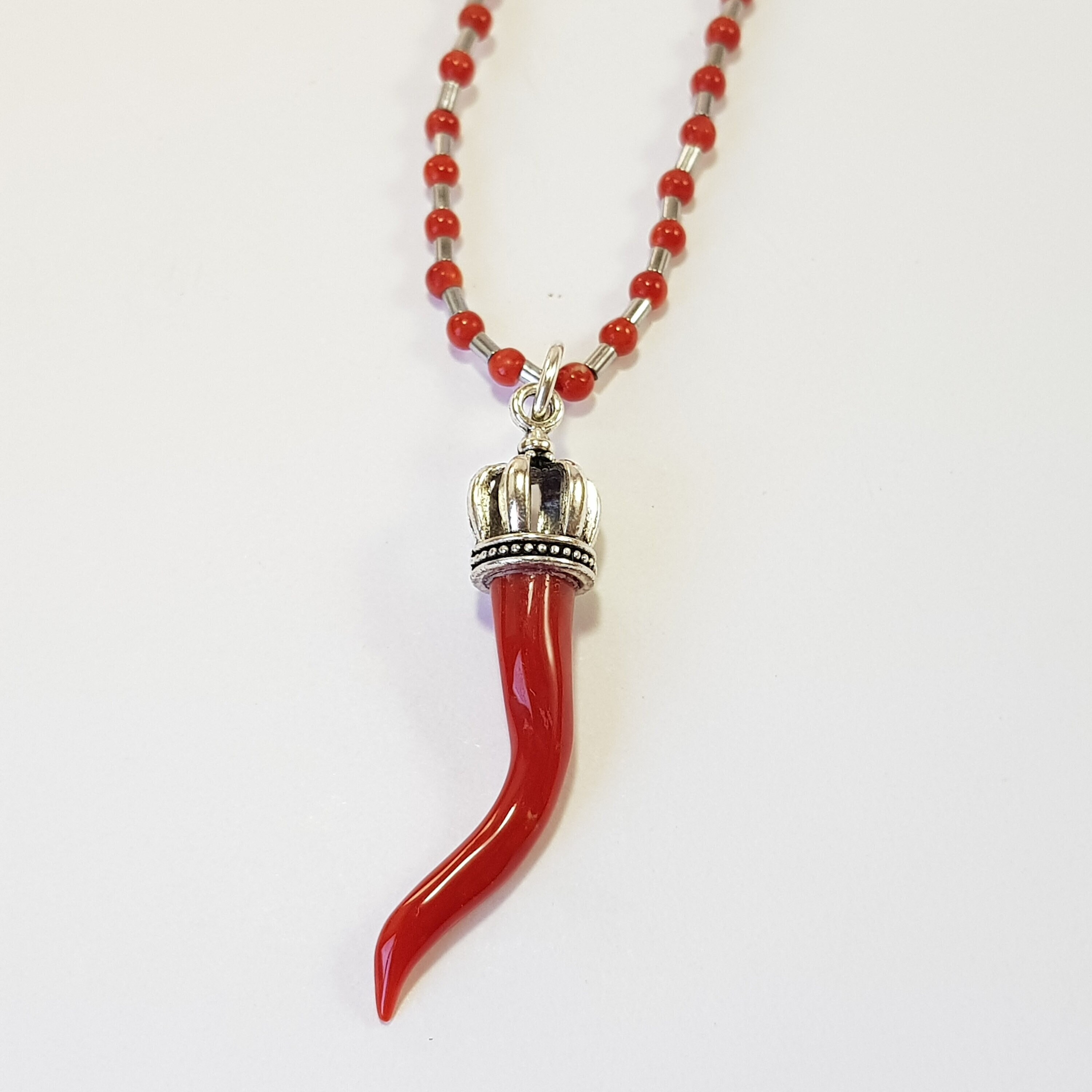 Red Amulet Necklace