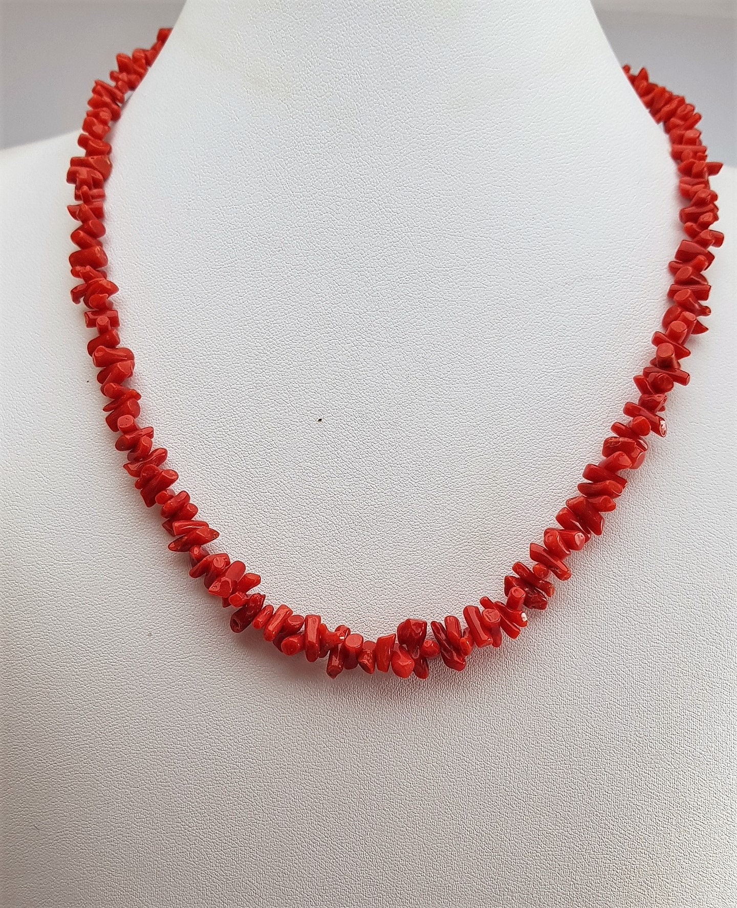 Aaa Quality Mediterranean Coral Red Coral Necklace Mediterranean Coral