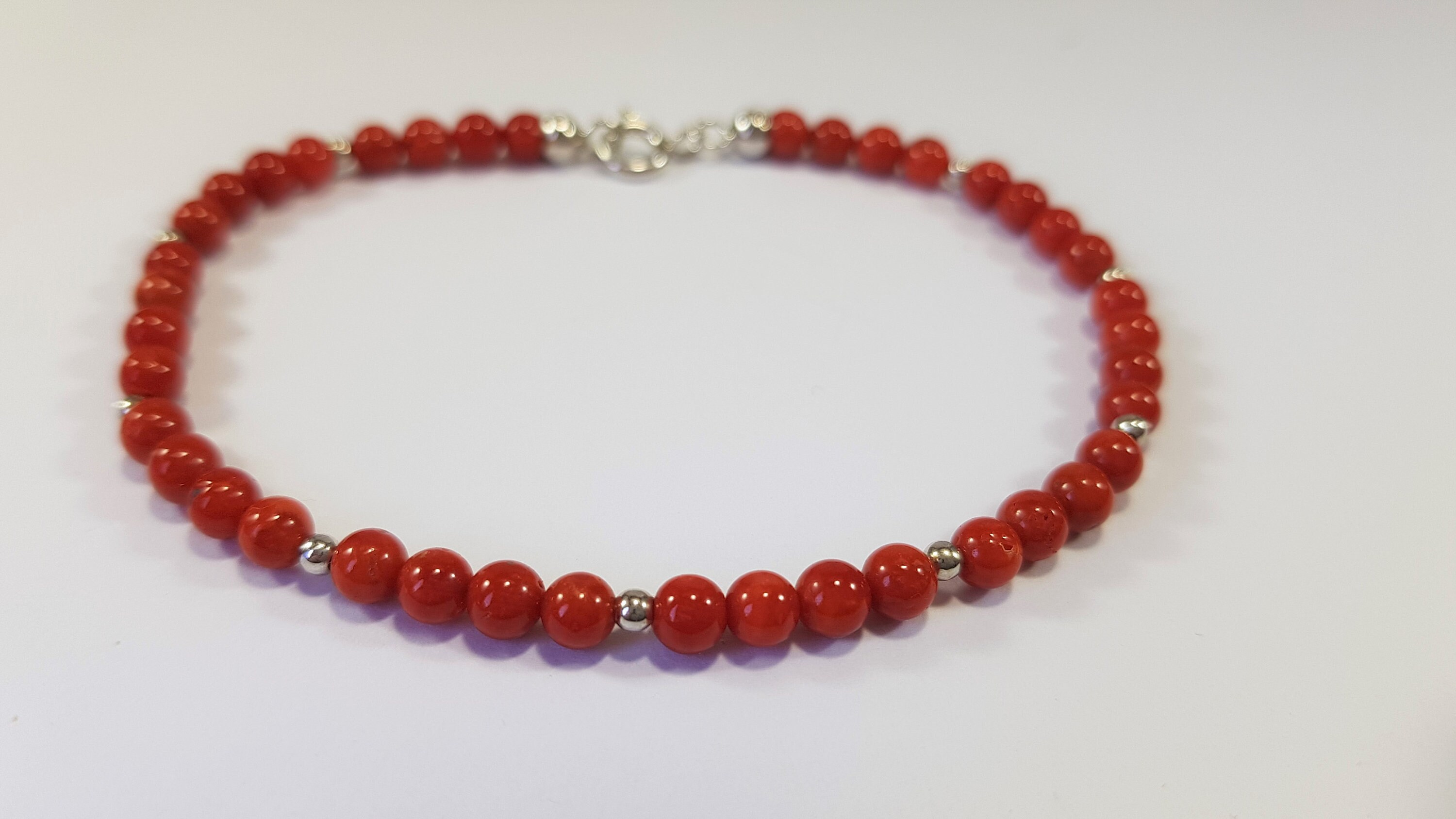 Red Coral Bracelet,1st choice Coral Bracelet, Mediterranean Red Coral ...