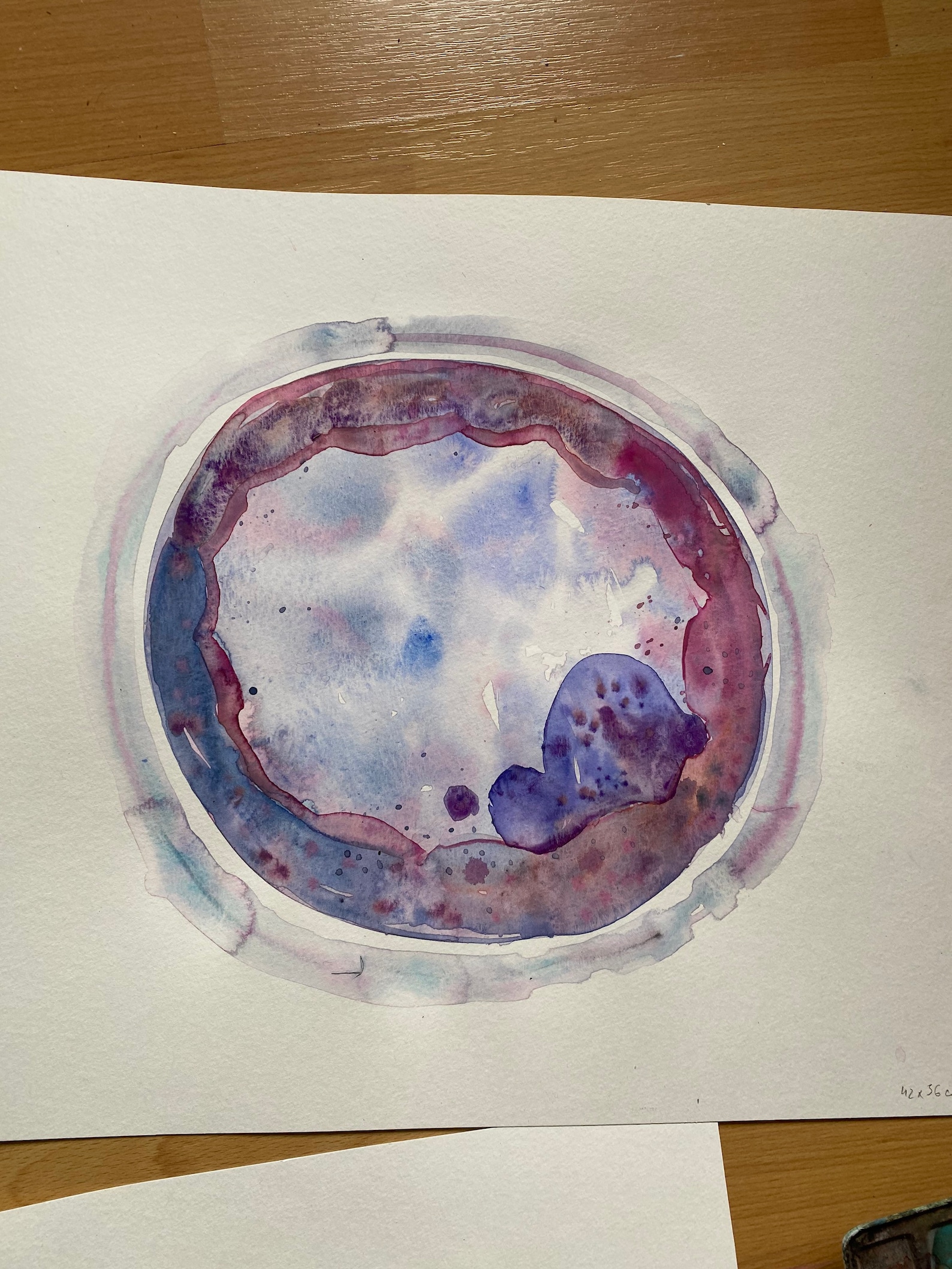 Embryo Painting Embryo Watercolor Painting Embryo Art Baby - Etsy