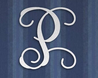 Monogram letter p | Etsy