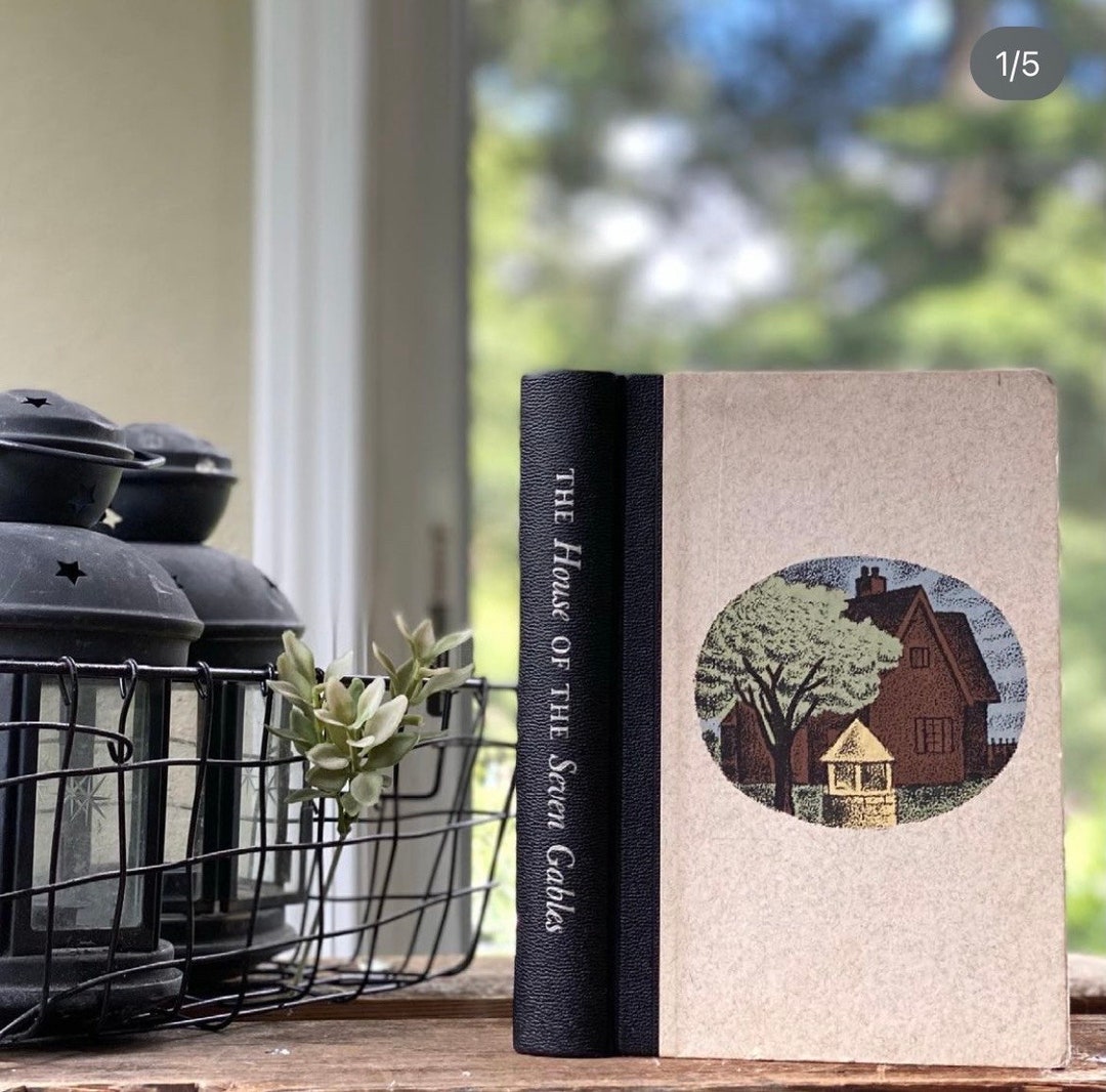 Vintage Book Gothic the House of Seven Gables by Nathaniel Hawthorn ...