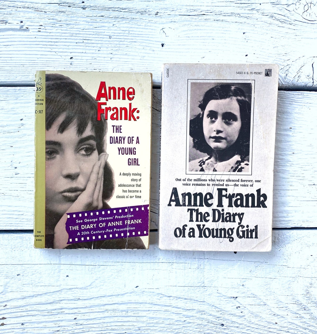 Vintage Anne Frank Jewish WWII Autobiography Diary Paperbacks - Etsy