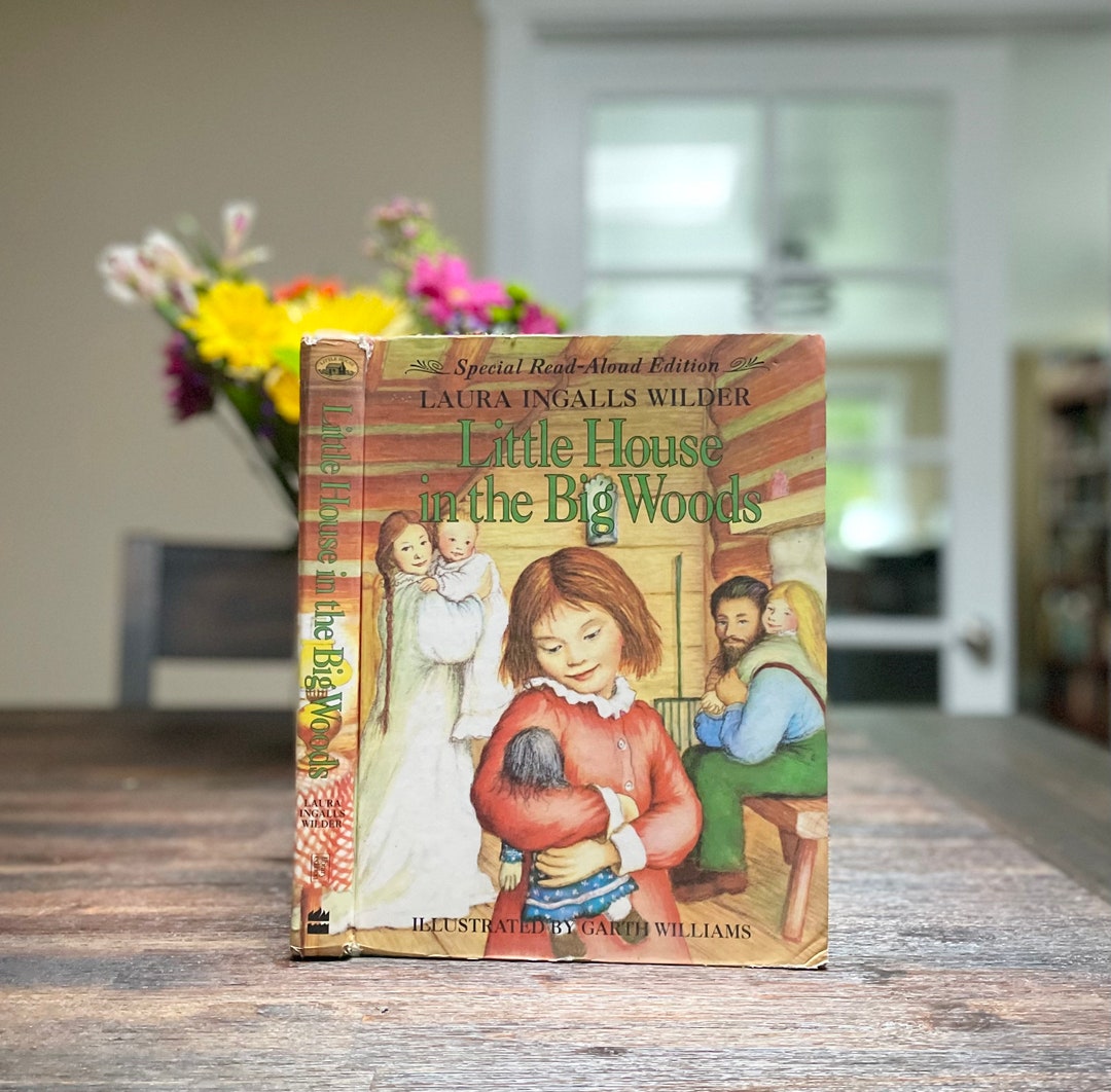 Vintage Children's Book Little House in the Big Woods Laura Ingalls ...